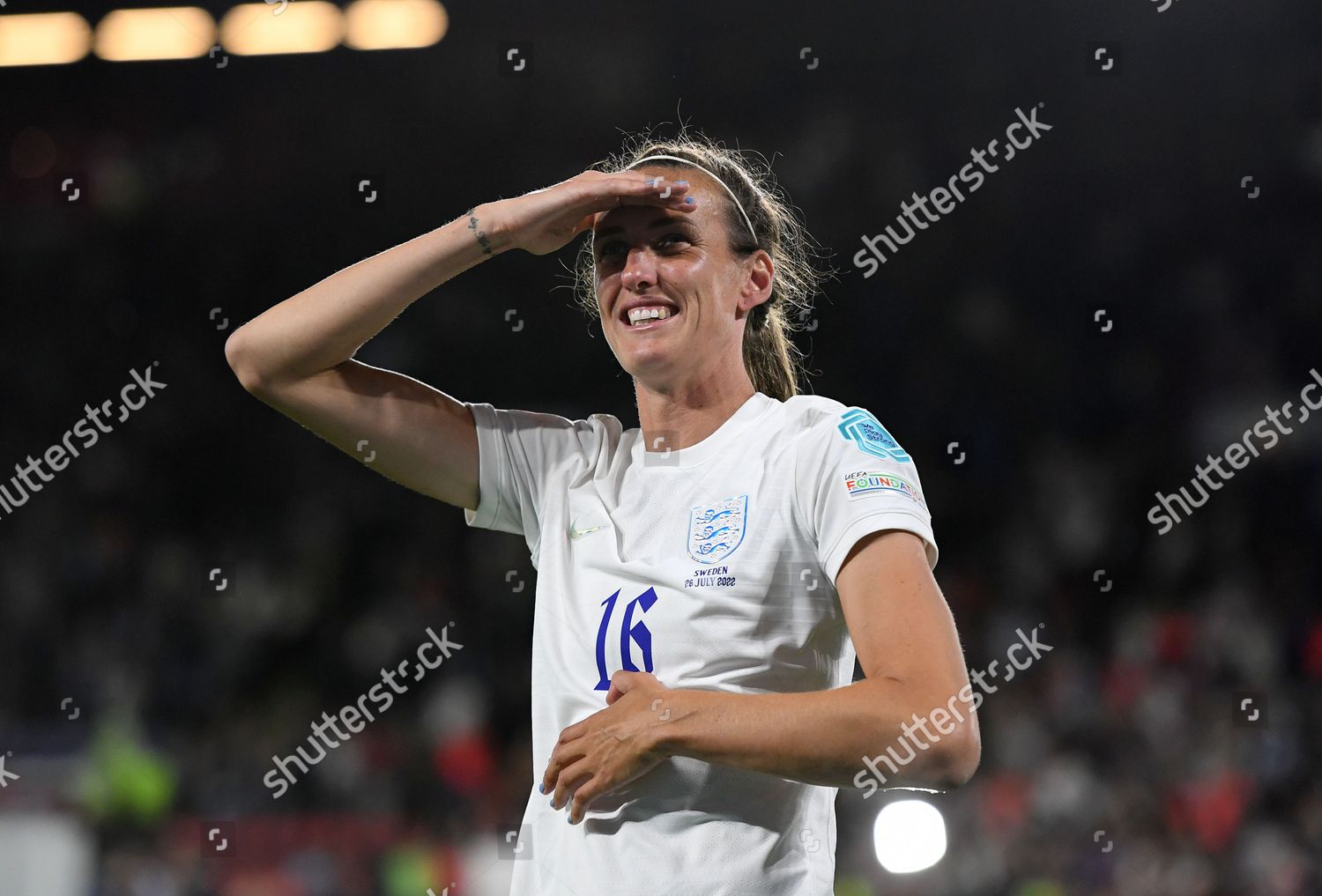 Jill Scott England Celebrates Full Time Editorial Stock Photo - Stock ...