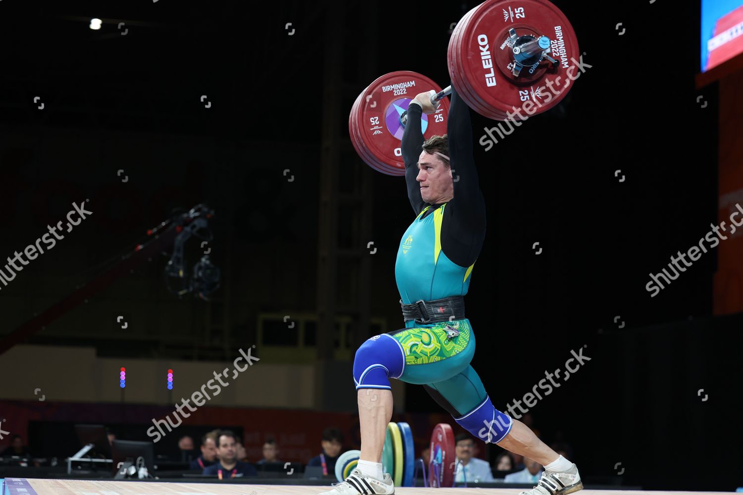 Kyle Bruce Australia During Weightlifting Mens Editorial Stock Photo ...