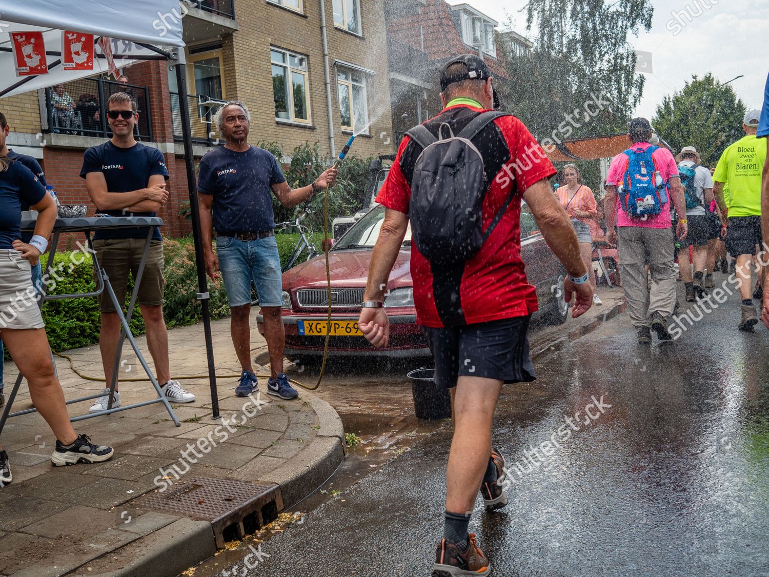 Man Seen Throwing Water Walkers Due Editorial Stock Photo - Stock Image ...