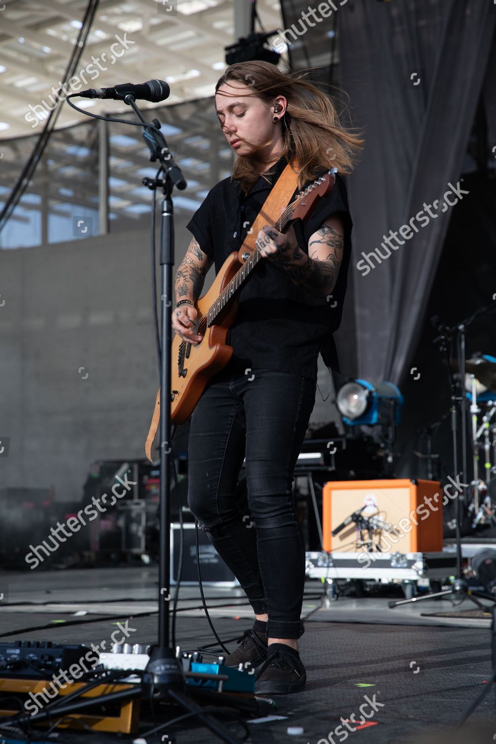 Singer Songwriter Julien Baker Performs During Editorial Stock Photo ...