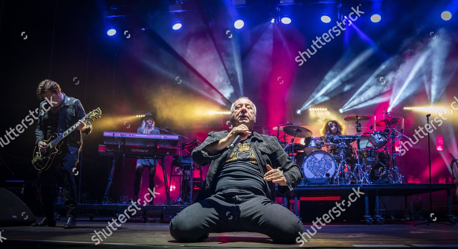 British Band Simple Minds Singer Jim Editorial Stock Photo - Stock ...