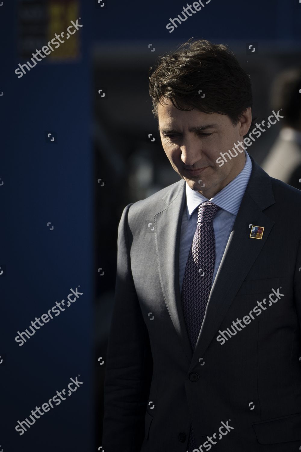 Canadas Prime Minister Justin Trudeau Arrives Editorial Stock Photo ...