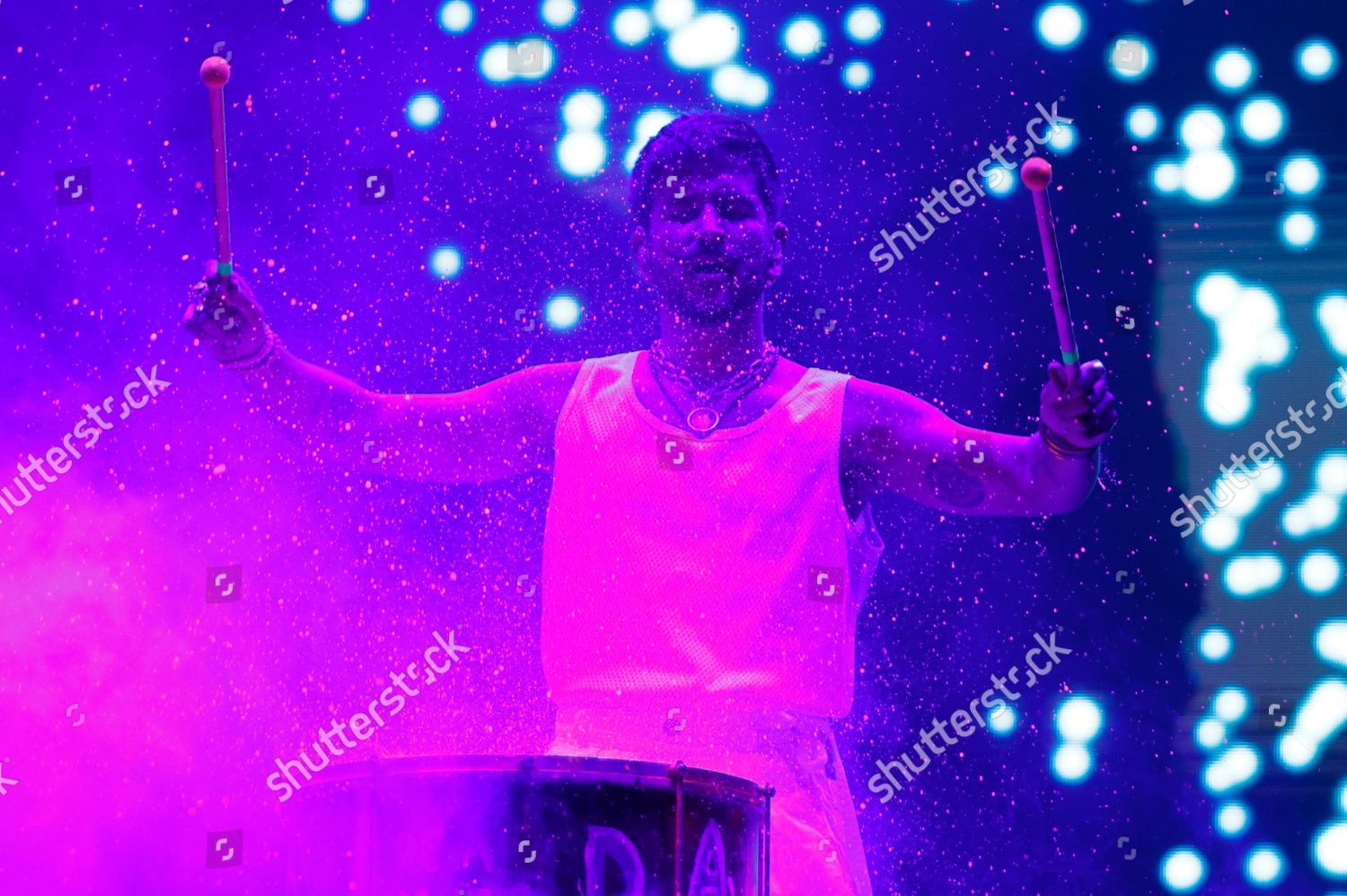 Colombian Singer Camilo Performs During His Editorial Stock Photo ...