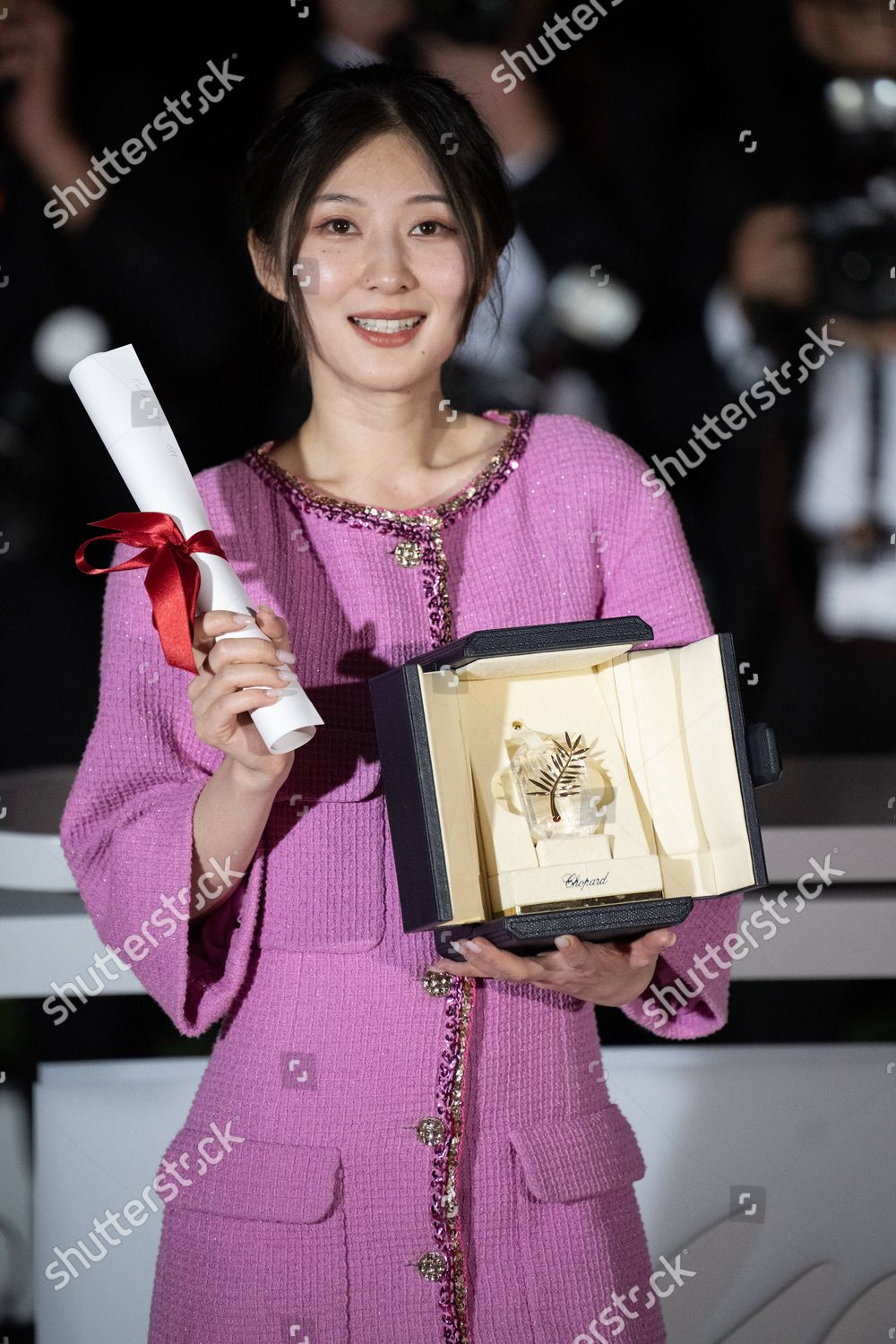 Jianying Chen Poses Best Short Film Editorial Stock Photo - Stock Image ...