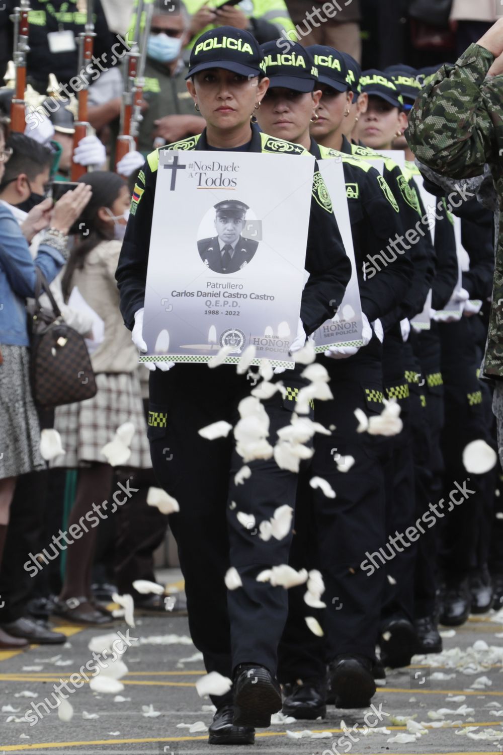 Police Officers Attend Religious Ceremony Honor Editorial Stock Photo ...