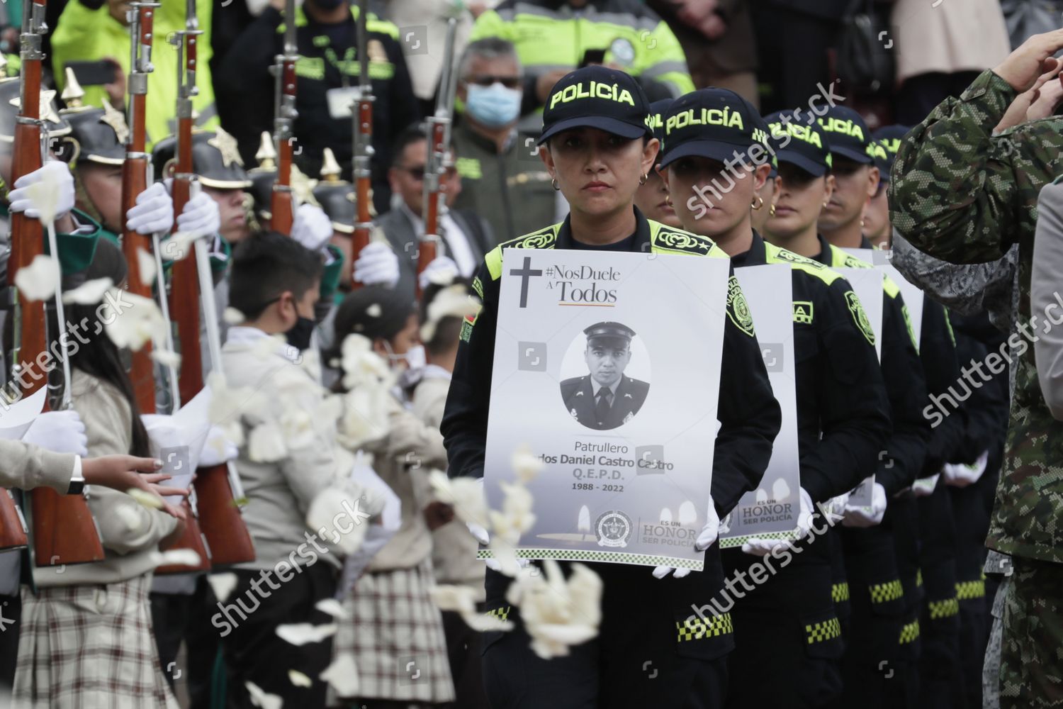 Police Officers Attend Religious Ceremony Honor Editorial Stock Photo ...