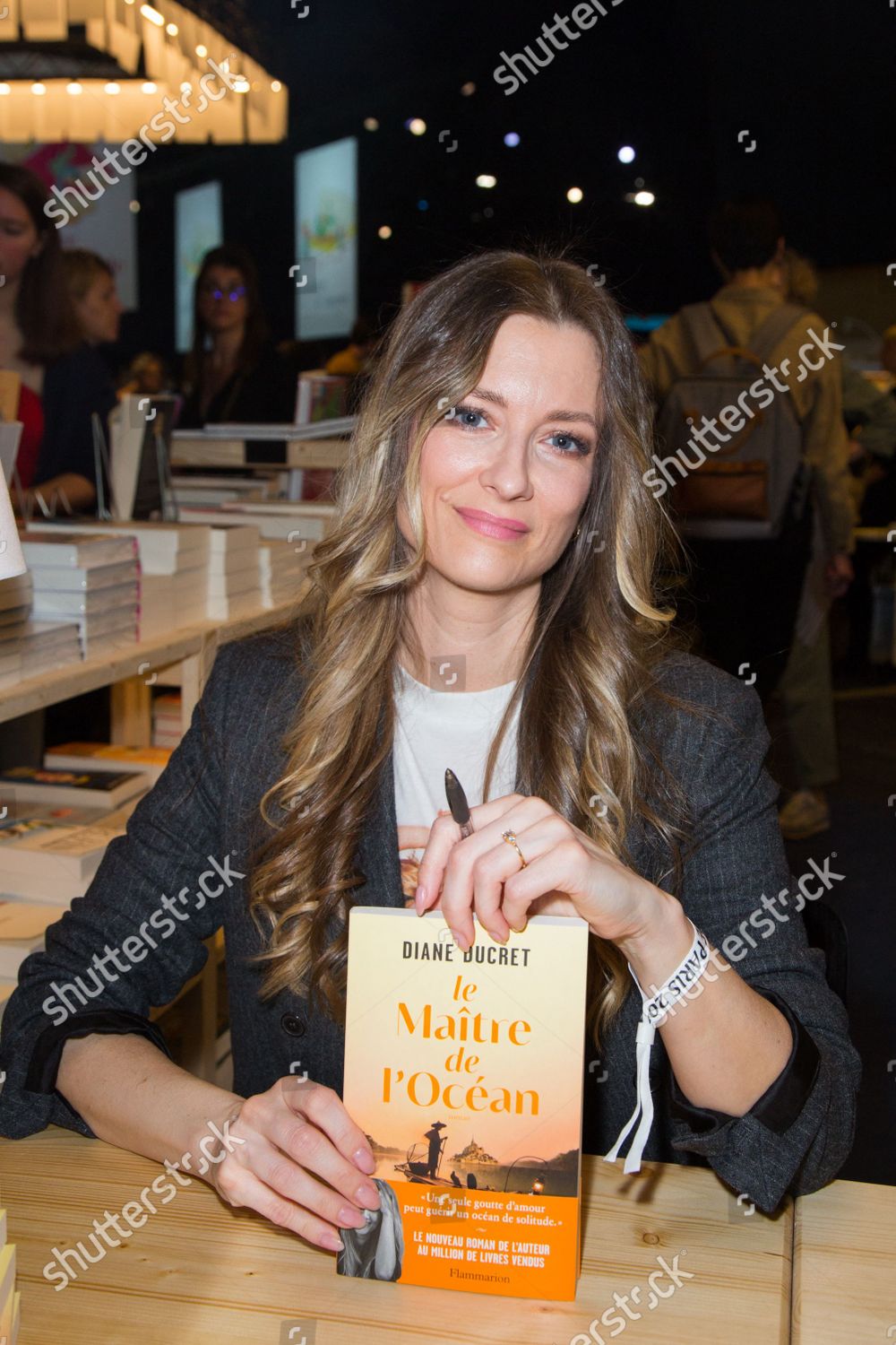 Diane Ducret During Paris Book Festival Editorial Stock Photo - Stock ...