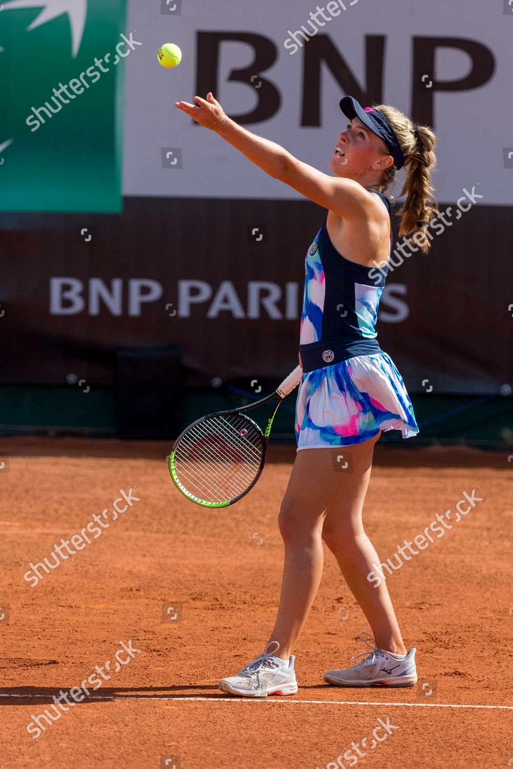Magdalena Frech Pol During Wta 250 Editorial Stock Photo - Stock Image ...