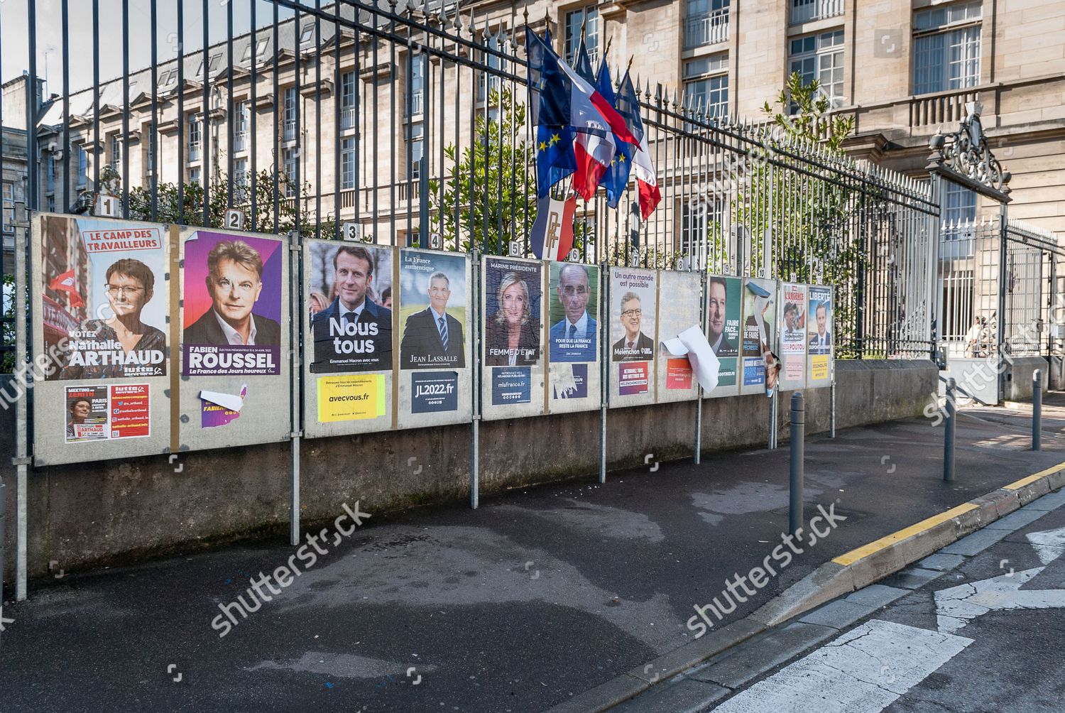 Voting Day Notice Board Front Polling Editorial Stock Photo - Stock ...