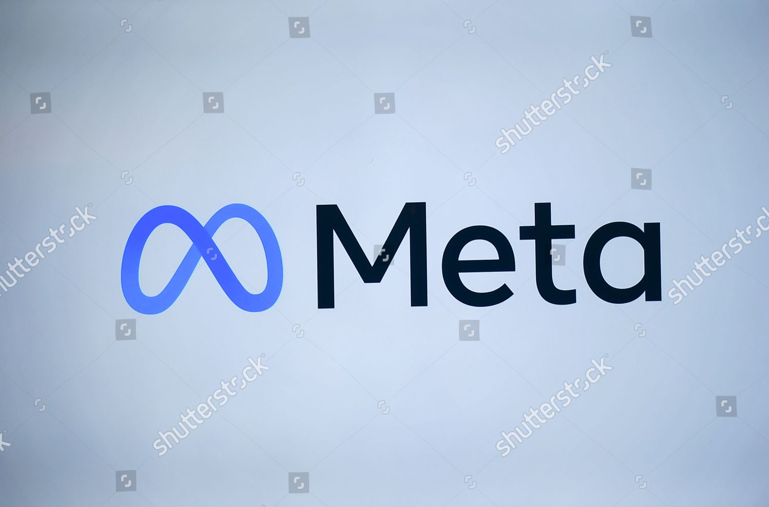 This Photo Illustration Meta Logo Displayed Editorial Stock Photo ...