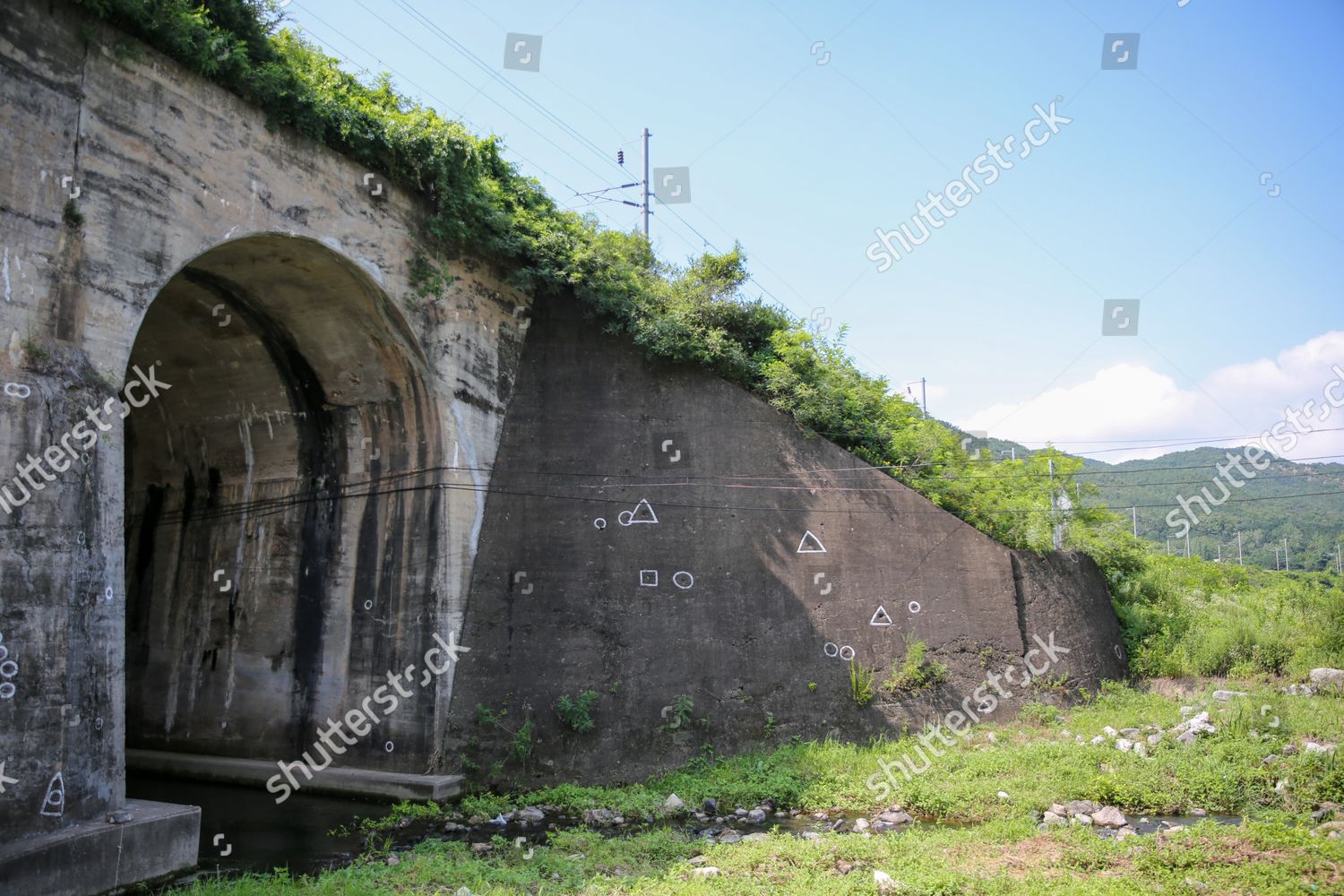 Railway Bridge Where No Gun Ri Editorial Stock Photo - Stock Image ...