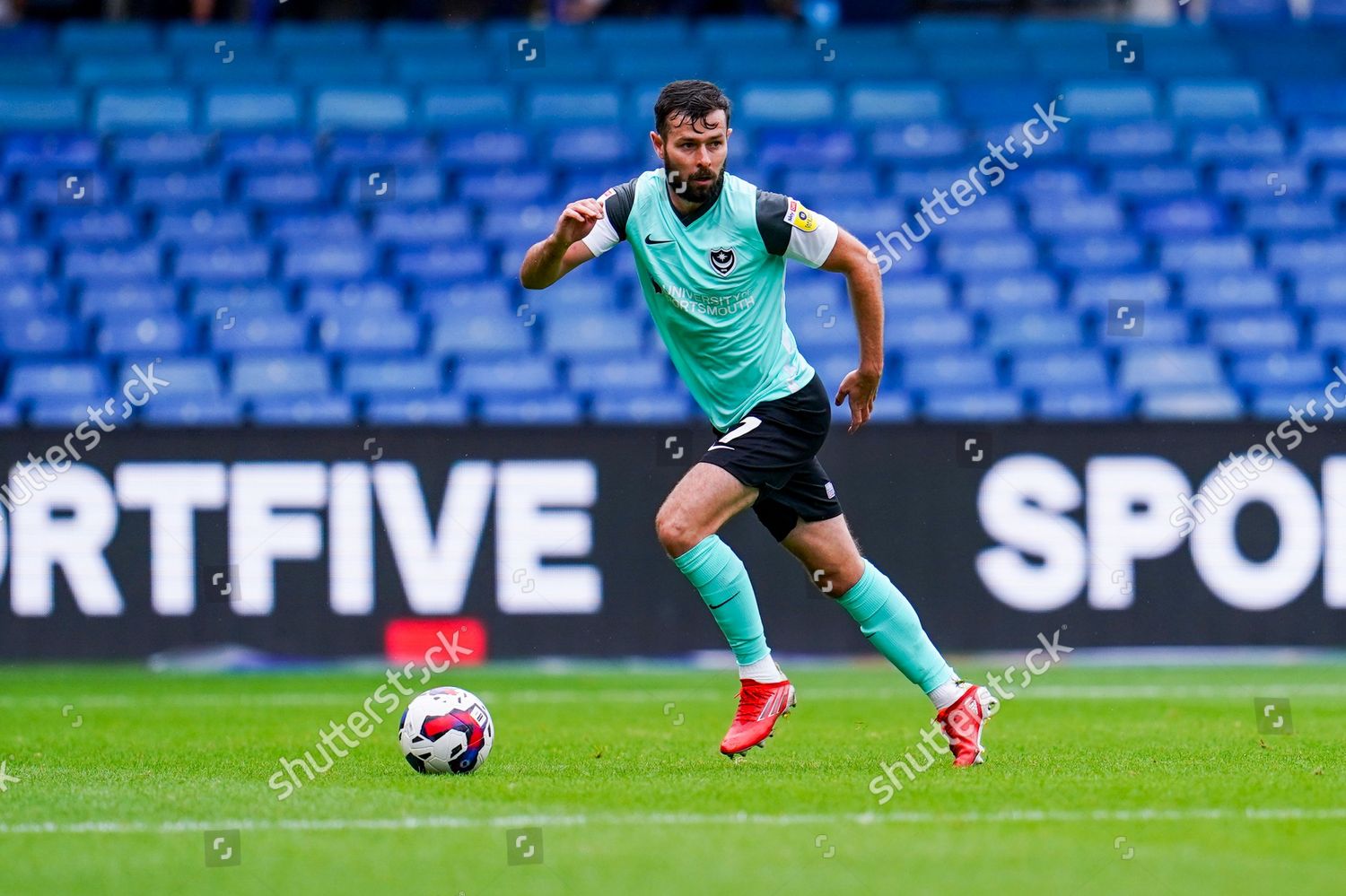 Portsmouth Defender Joe Rafferty 17 During Editorial Stock Photo ...