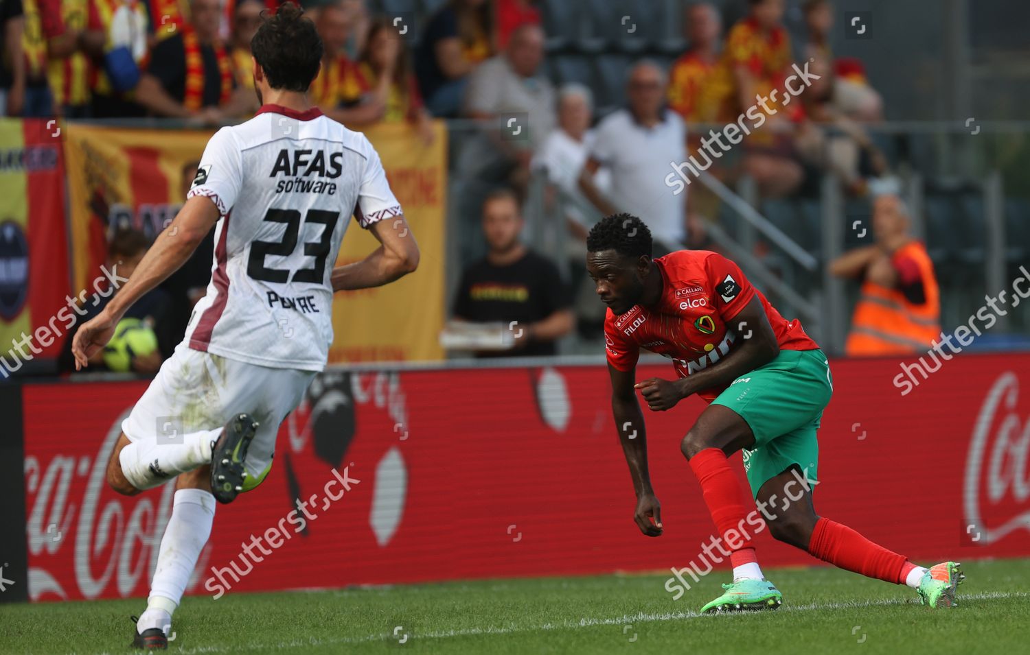 Oostendes David Atanga Scoring 20 Goal Editorial Stock Photo - Stock ...