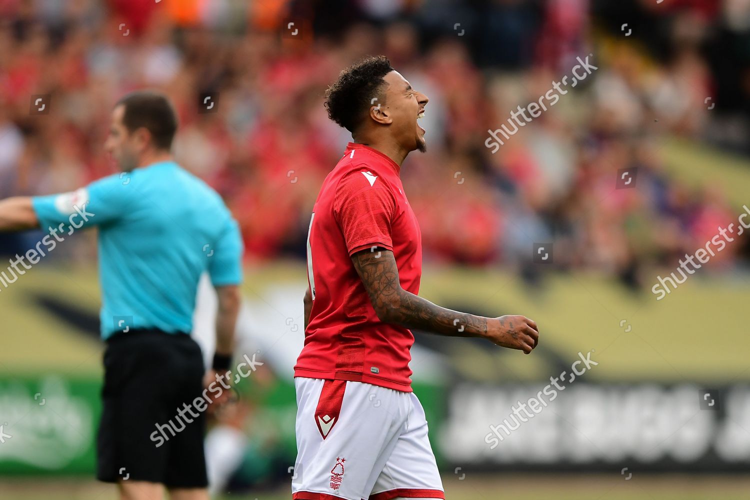 Jesse Lingard Nottingham Forest Reacts After Editorial Stock Photo ...