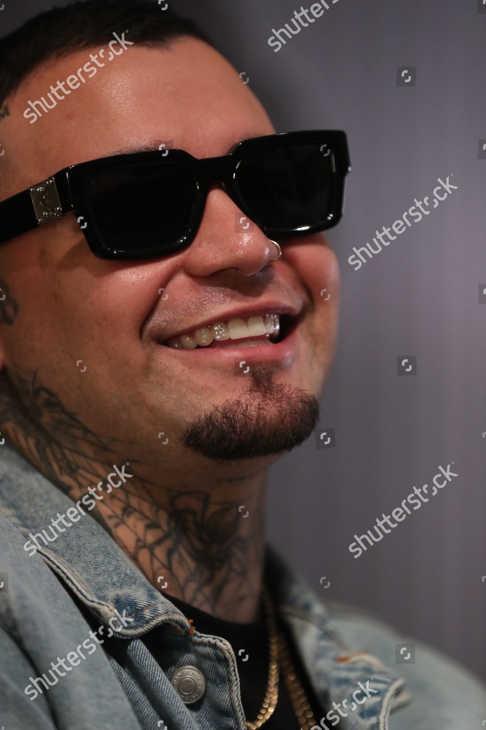 Mexican Rapper Gera Mx Smiles During Editorial Stock Photo - Stock ...