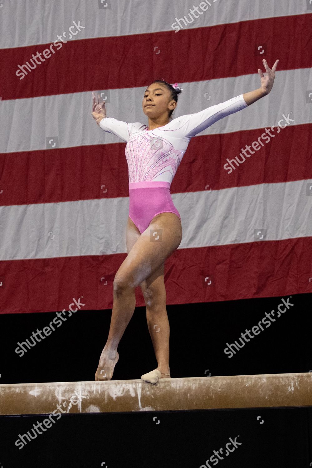 Michelle Pineda Metroplex Competes During Us Editorial Stock Photo ...