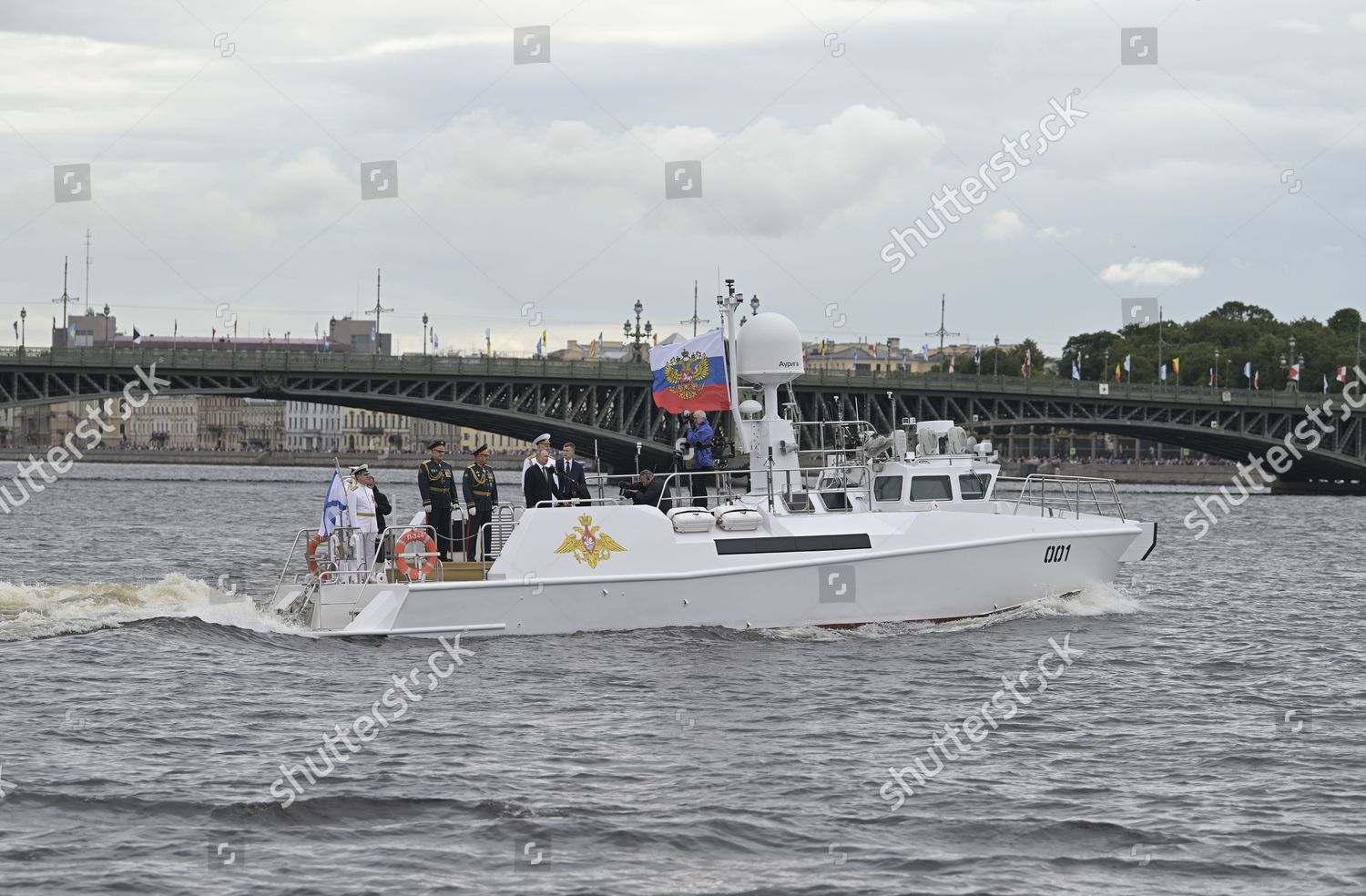 Russian President Vladimir Putin Aboard Raptor Editorial Stock Photo ...