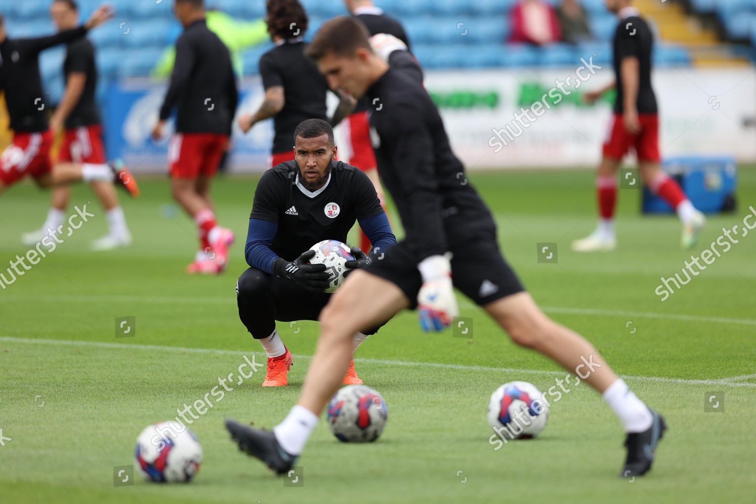 Crawley Towns Keeper Ellery Balcombe During Editorial Stock Photo ...