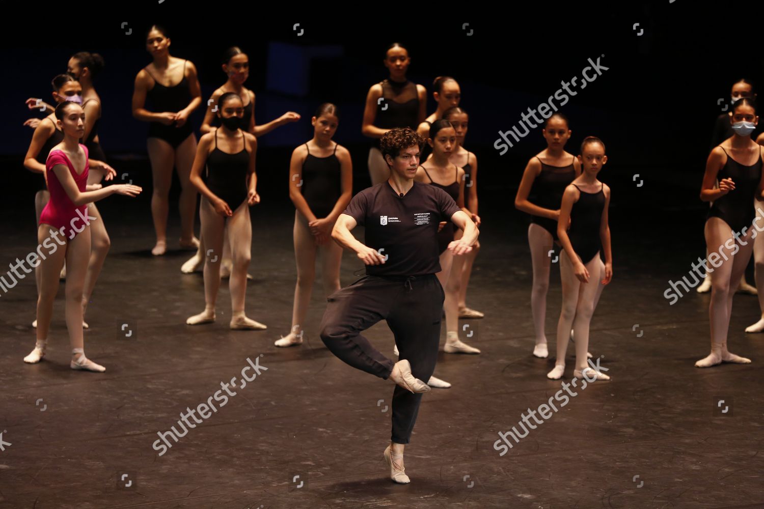 Mexican Dancer Isaac Hernandez Teaches Class Editorial Stock Photo ...