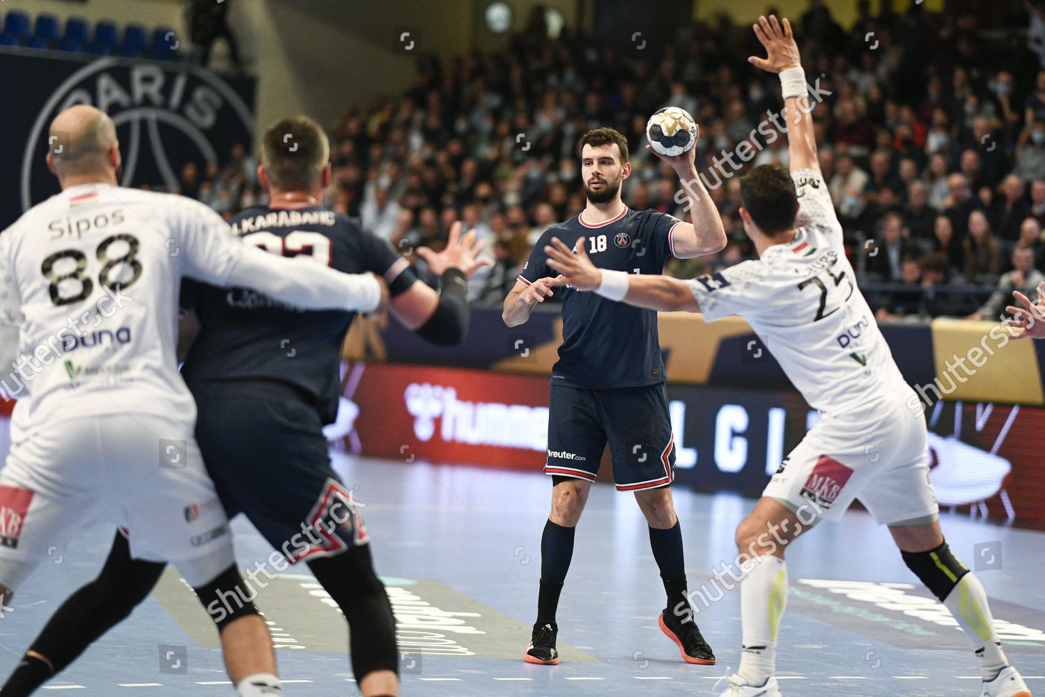 Nedim Remili Psg During Ehf Champions Editorial Stock Photo - Stock ...
