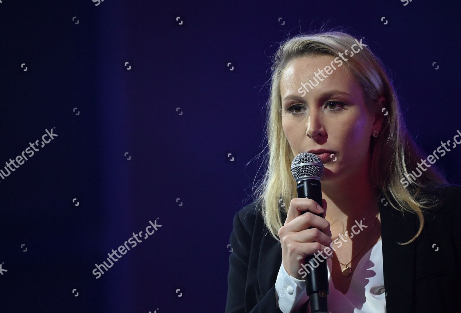 Farright Politician Marion Marechal Delivers Her Editorial Stock Photo ...
