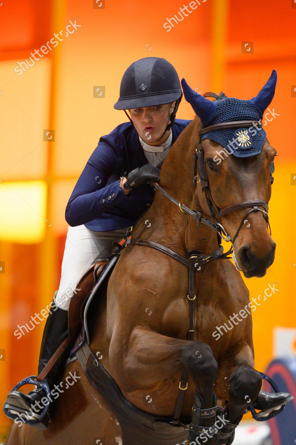 Lily Attwood Competes During Saut Hermes Editorial Stock Photo - Stock ...