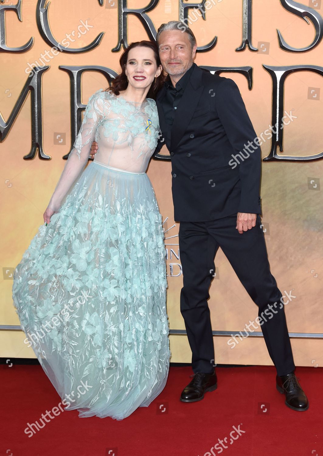Maja Bloom Mads Mikkelsen Fantastic Beasts Editorial Stock Photo ...