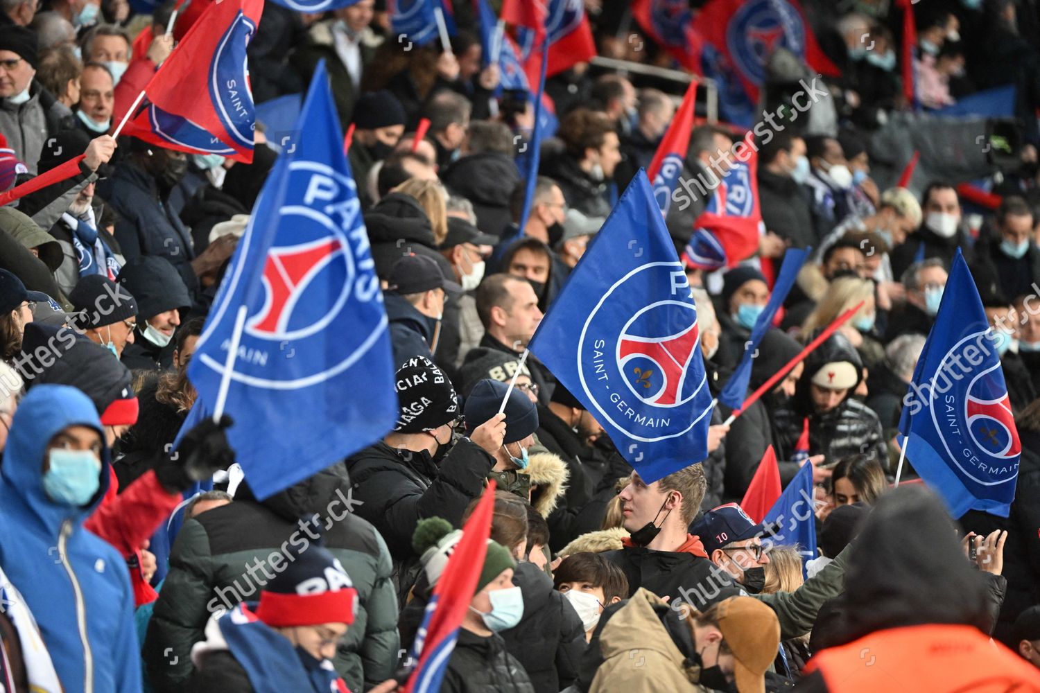 Psgs Fans During Uefa Champions League Editorial Stock Photo - Stock ...