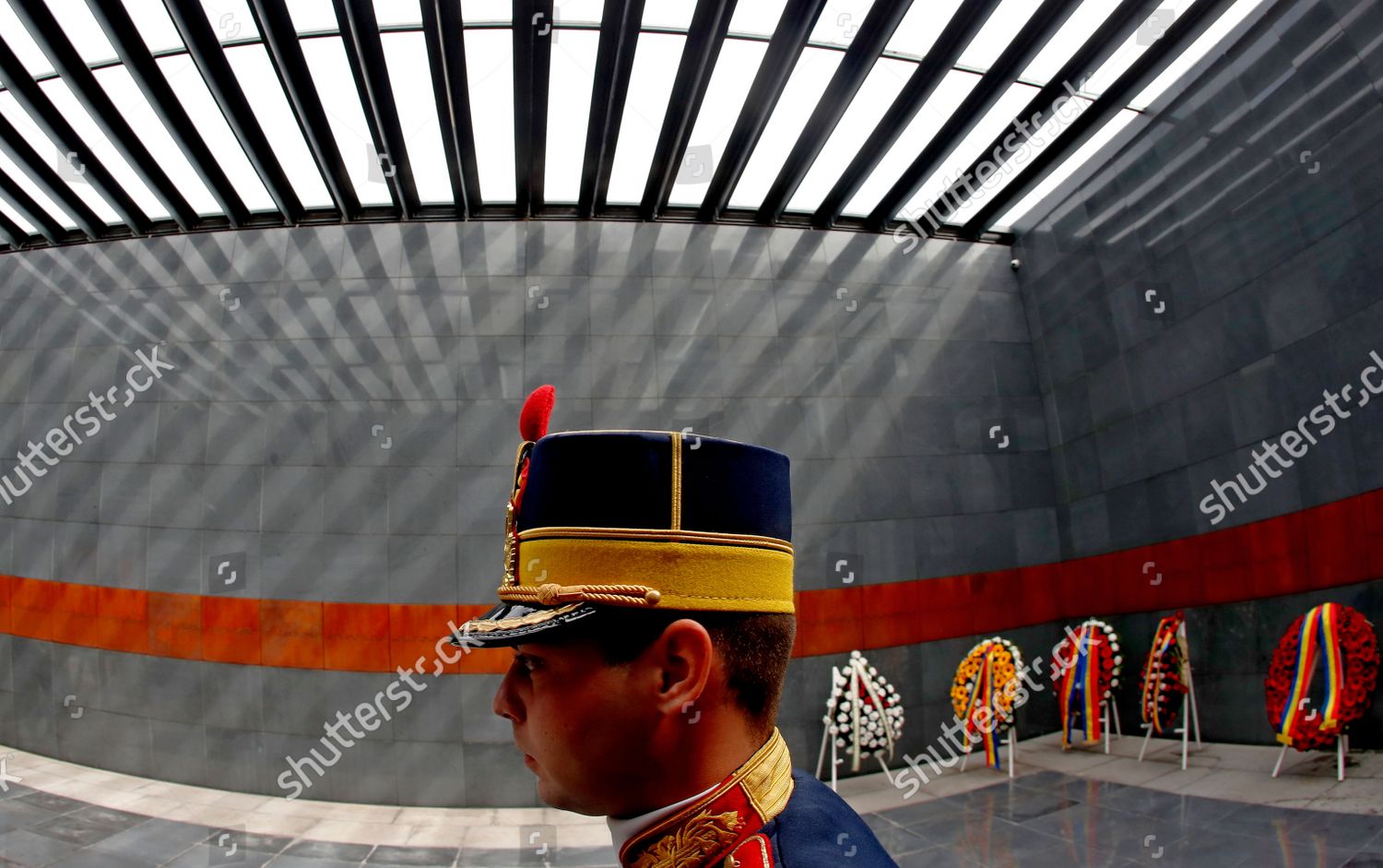 Romanian Honor Guard Soldier Stand Guard Editorial Stock Photo - Stock ...