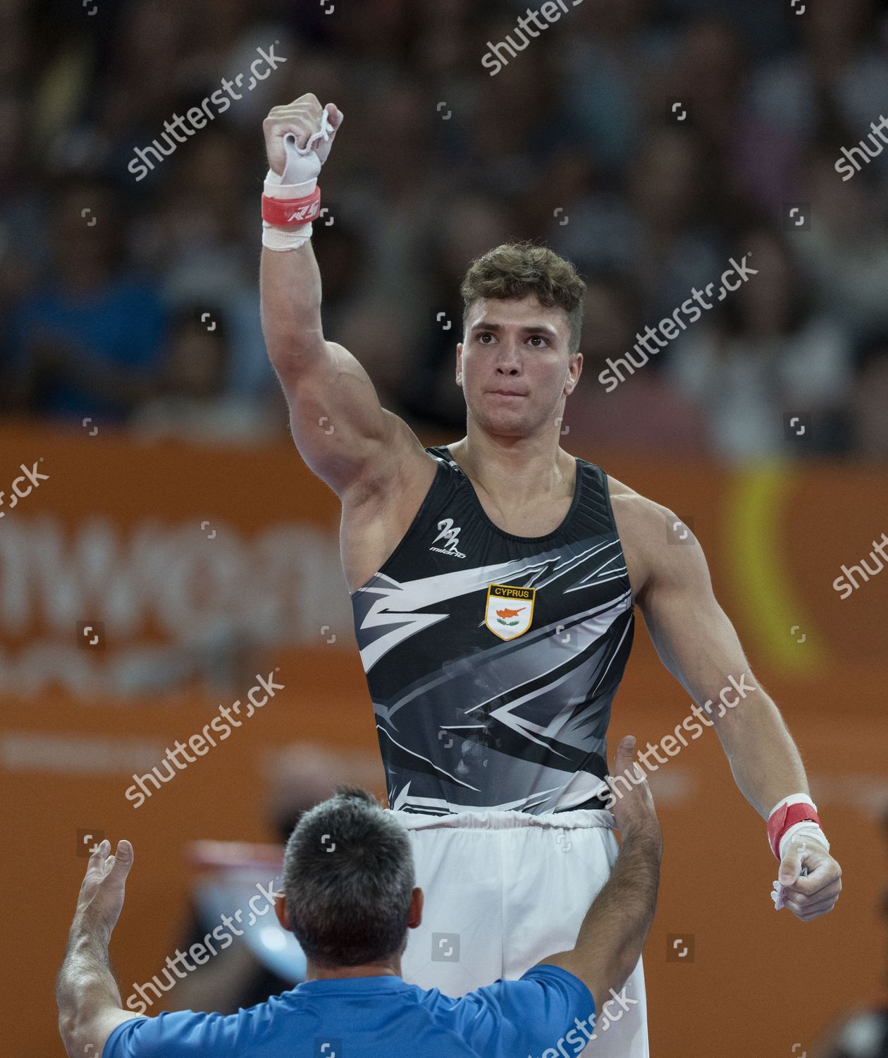 Ilias Georgiou Cyp Celebrates Winning Gold Editorial Stock Photo ...