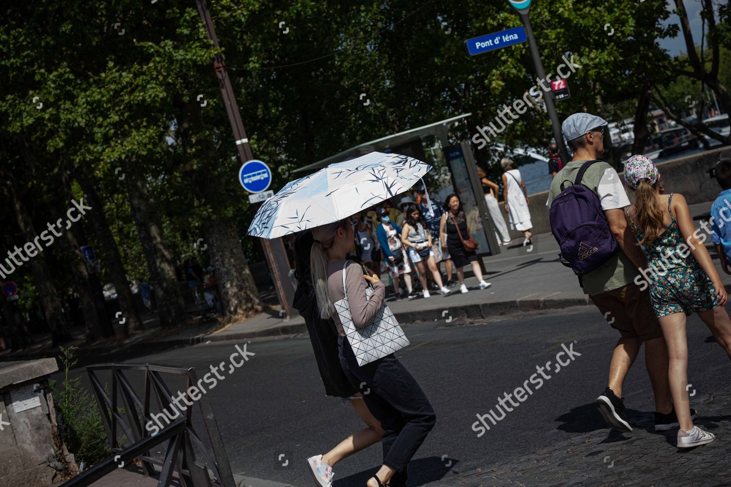 Champ De Mars Allee Adrienne Lecouvreur Editorial Stock Photo - Stock ...