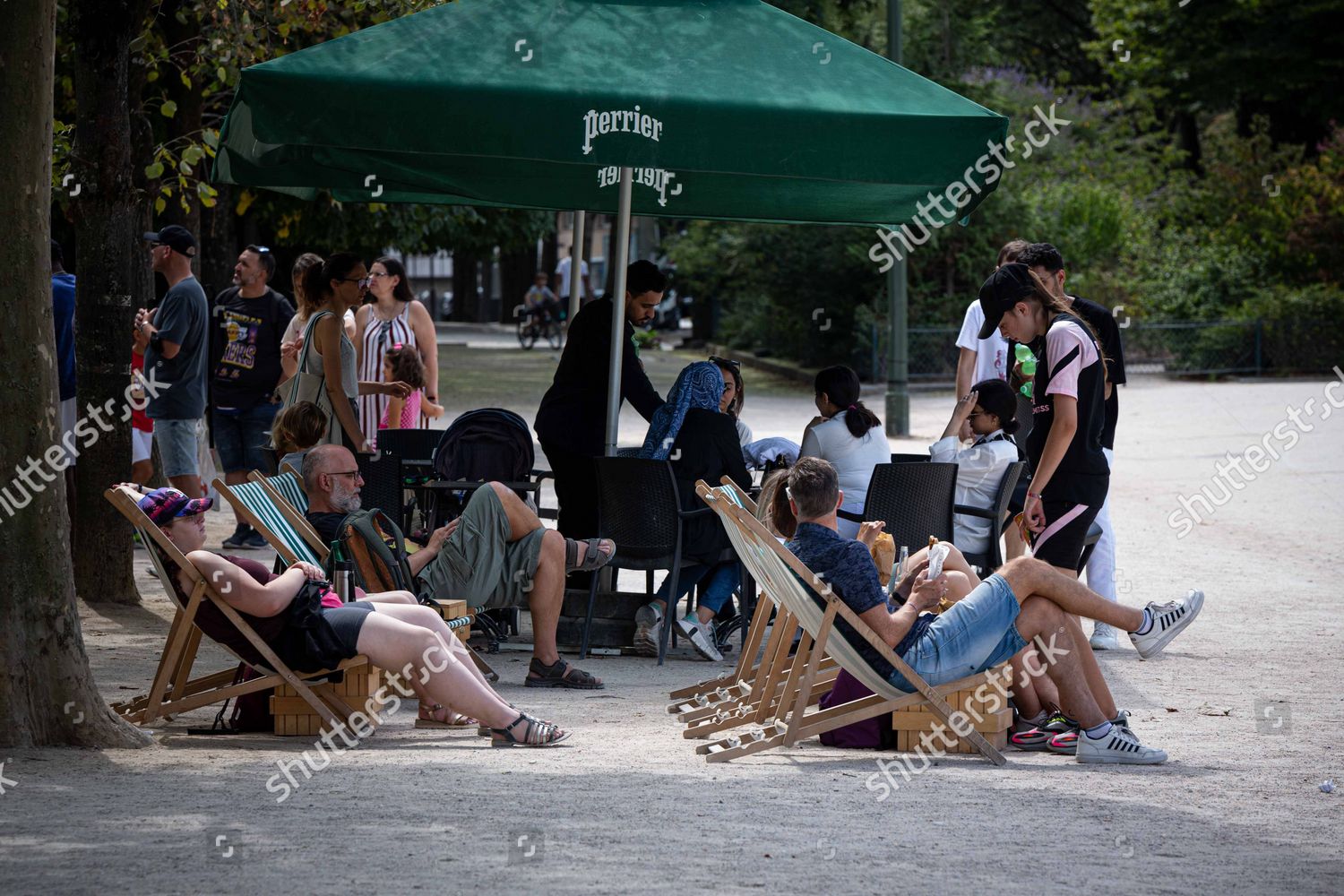 Champ De Mars Allee Adrienne Lecouvreur Editorial Stock Photo - Stock ...