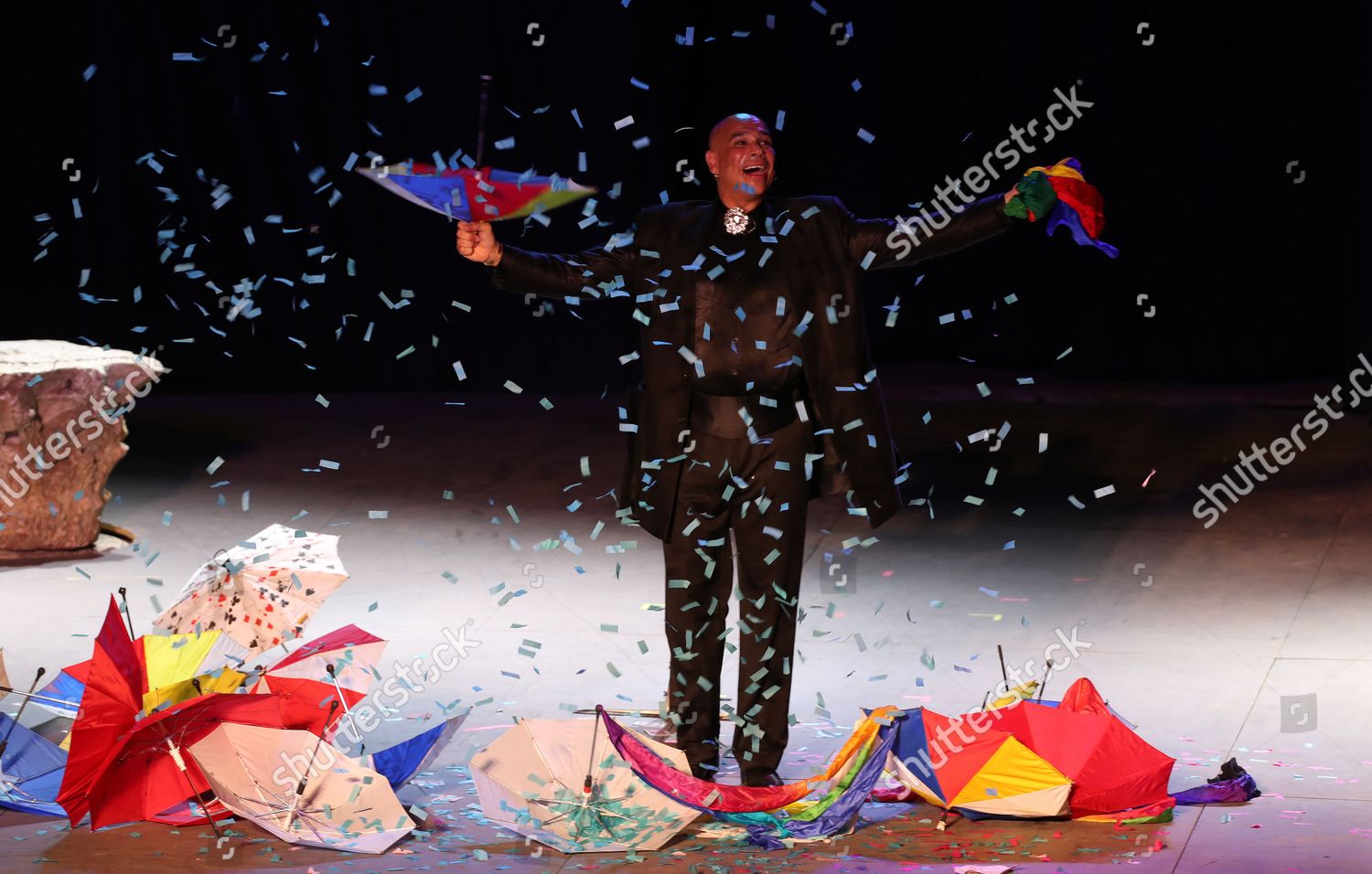 Cuban Magician Ernesto Planas Performs During Editorial Stock Photo ...