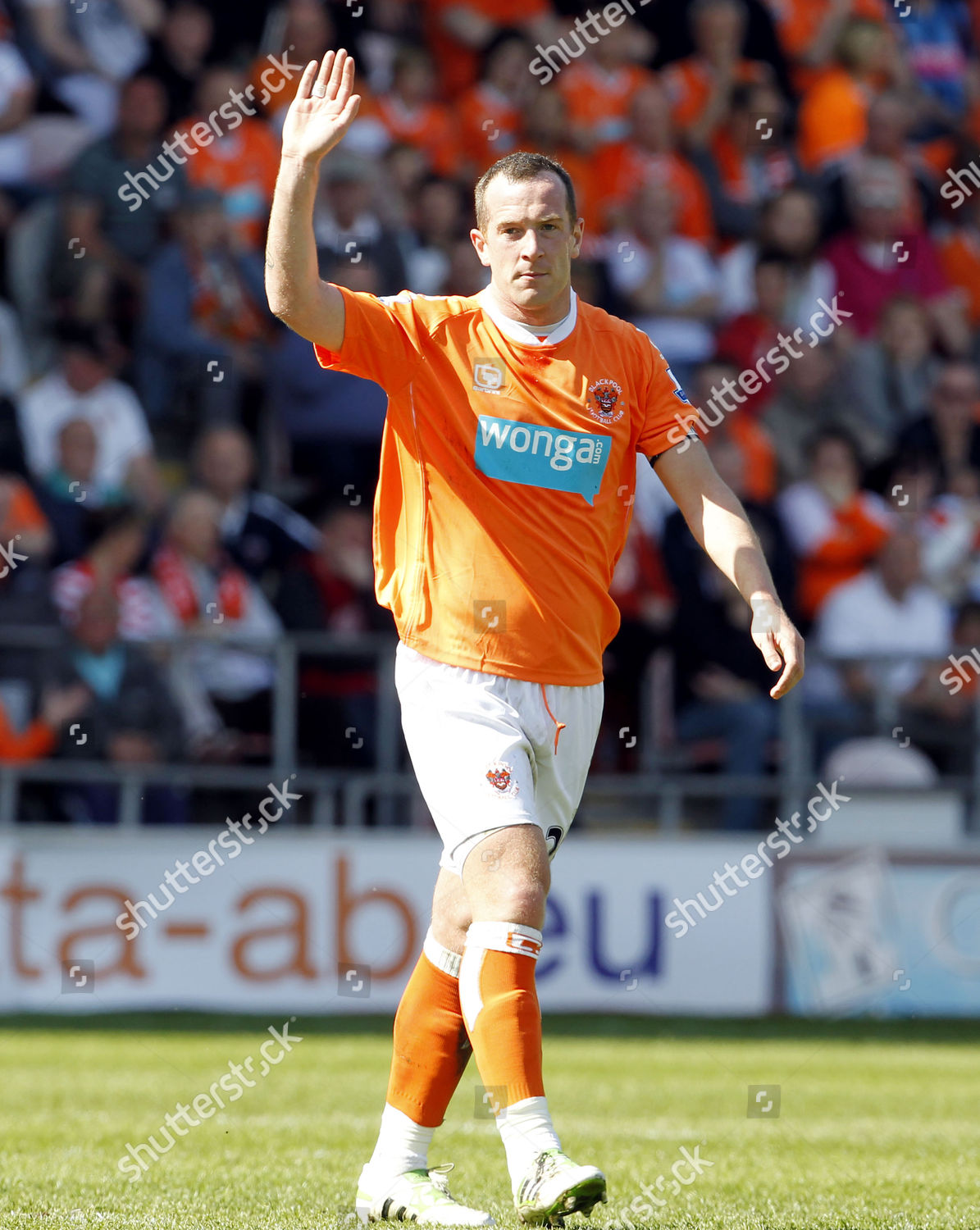 Charlie Adam Blackpool Waves Fans Editorial Stock Photo - Stock Image ...