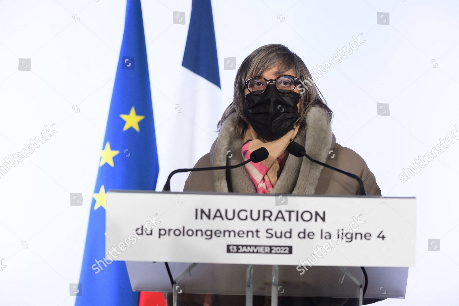 Catherine Guillard Ceo Ratp Inauguration Extension Editorial Stock ...