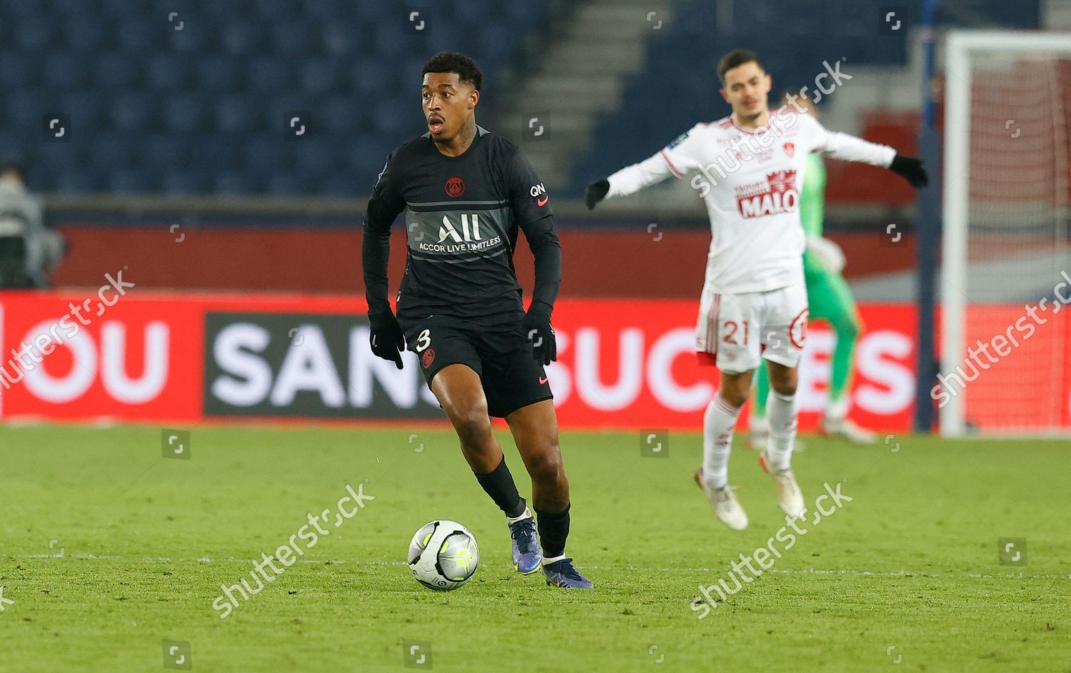 Presnel Kimpembe Psg Action During French Editorial Stock Photo - Stock ...
