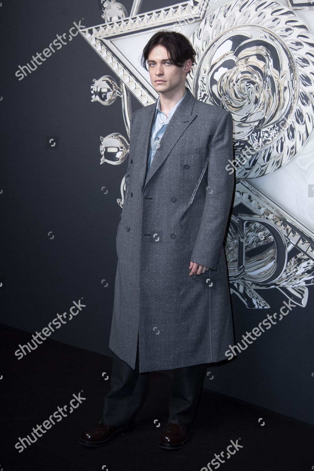 Thomas Doherty Attending Dior Homme Menswear Editorial Stock Photo ...