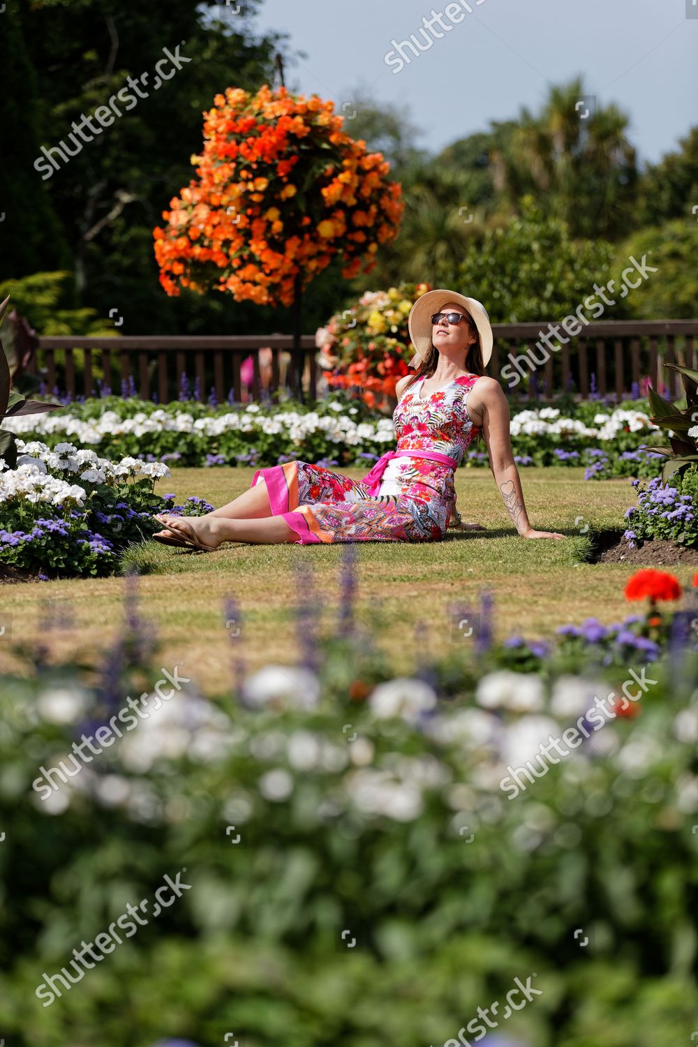 Natasha Jenkins Enjoys Sunshine Botanical Gardens Editorial Stock Photo ...