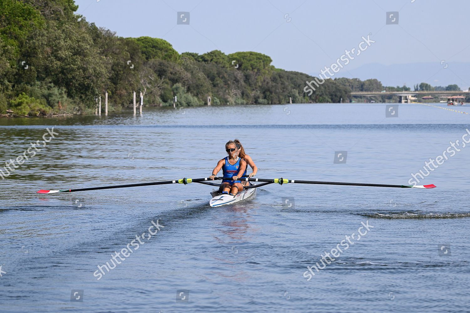 Italian National Rowing Team Training Sabudia Editorial Stock Photo ...