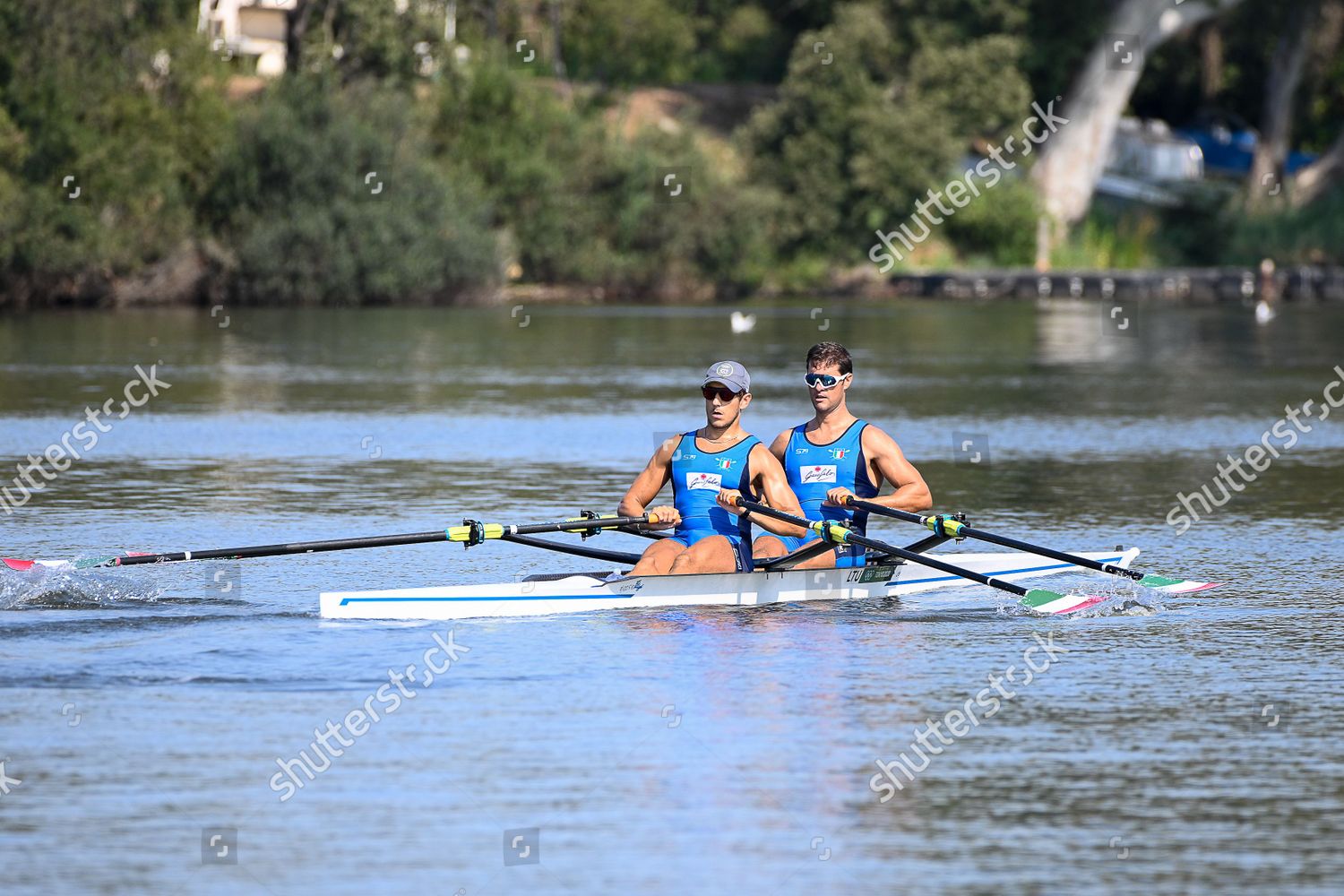 Italian National Rowing Team Training Sabudia Editorial Stock Photo ...