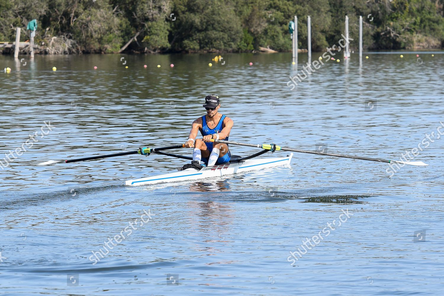 Italian National Rowing Team Training Sabudia Editorial Stock Photo ...