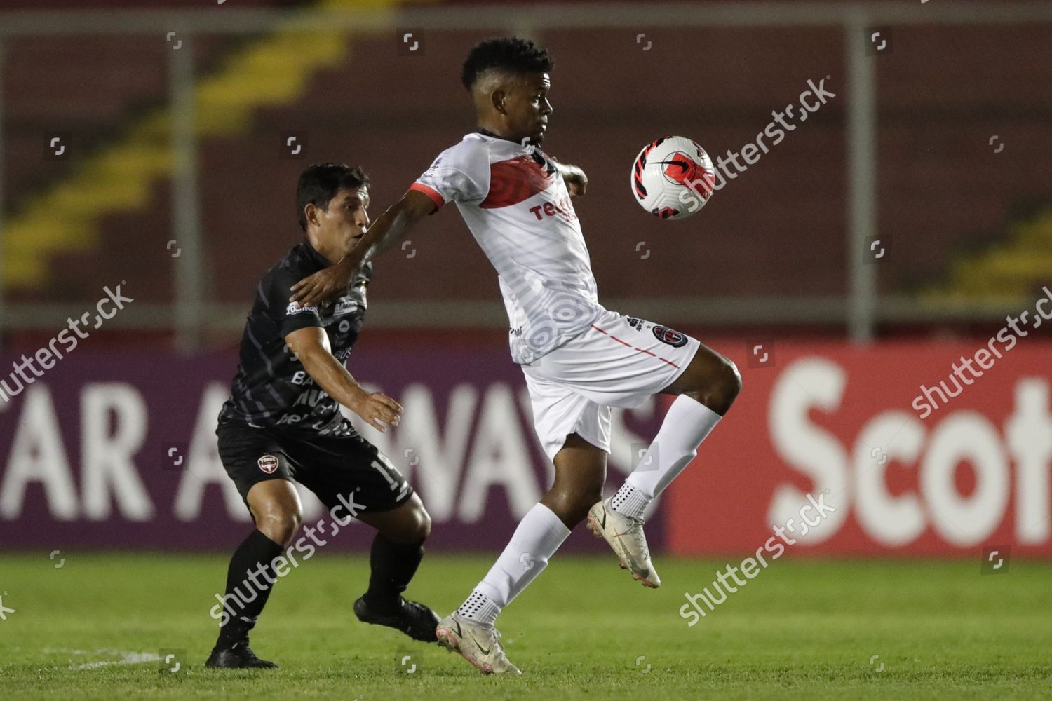 Luis Choy R Sporting Action Against Editorial Stock Photo - Stock Image ...