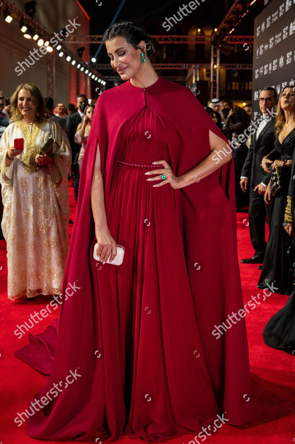 Rym Saidi Walks Red Carpet She Editorial Stock Photo - Stock Image ...