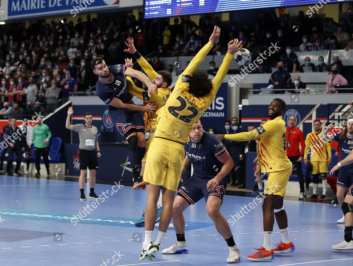 Nedim Remili Psg Action During Paris Editorial Stock Photo - Stock ...