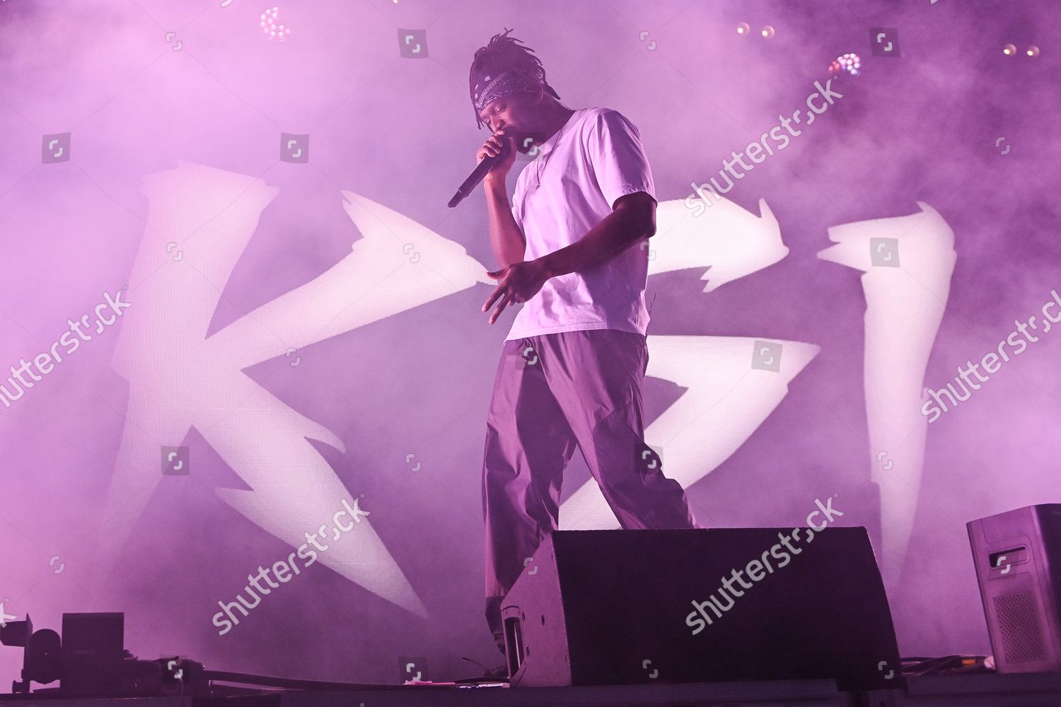 Ksi Pictured Performing Prettylittlething Stage We Editorial Stock ...