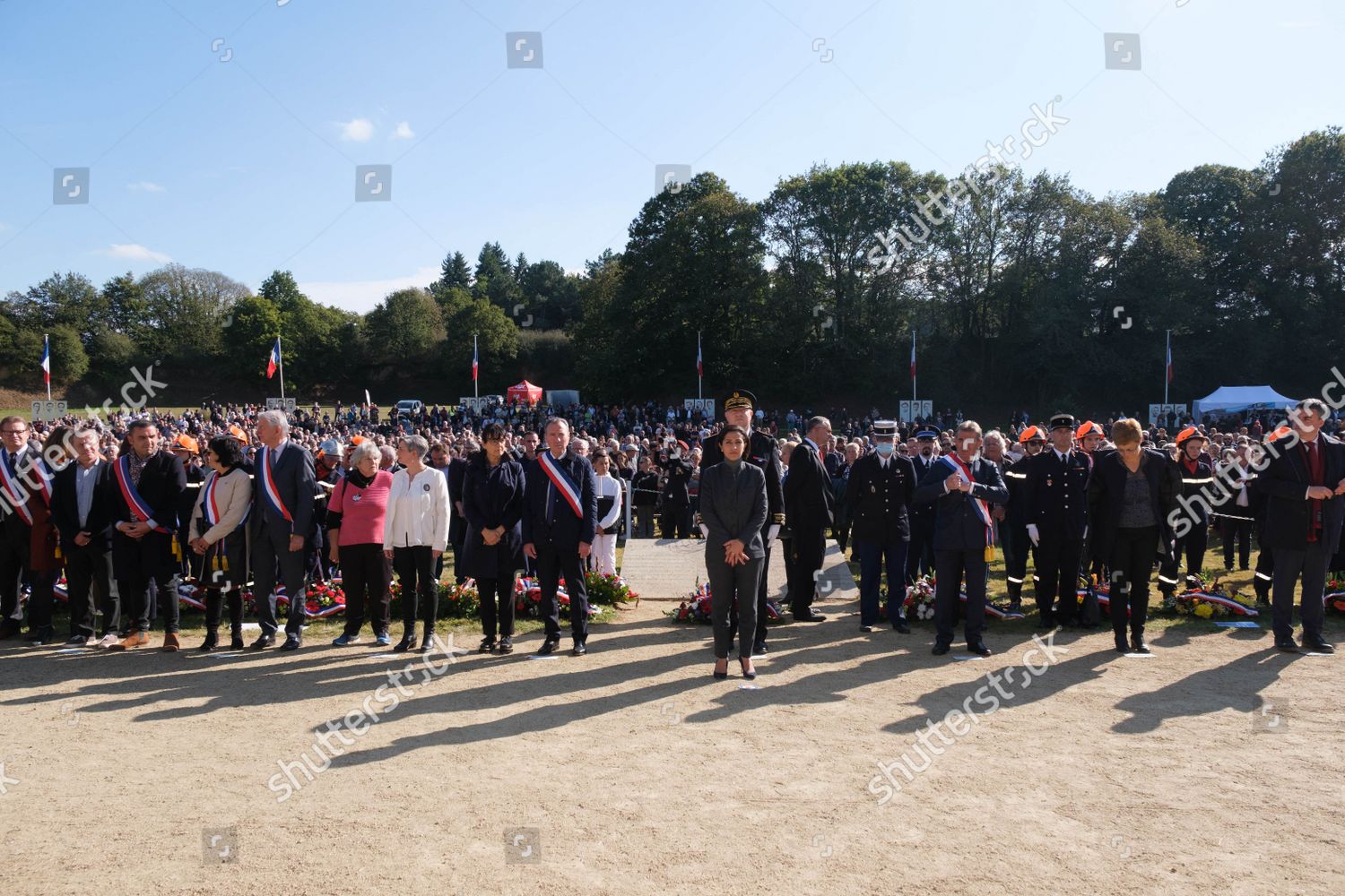 During Commemorative Ceremony 80th Anniversary Execution Editorial ...