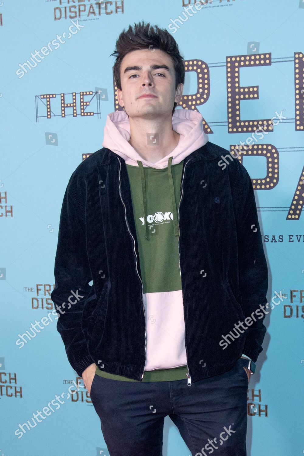 Hugo Decrypte Attending French Dispatch Premiere Editorial Stock Photo ...