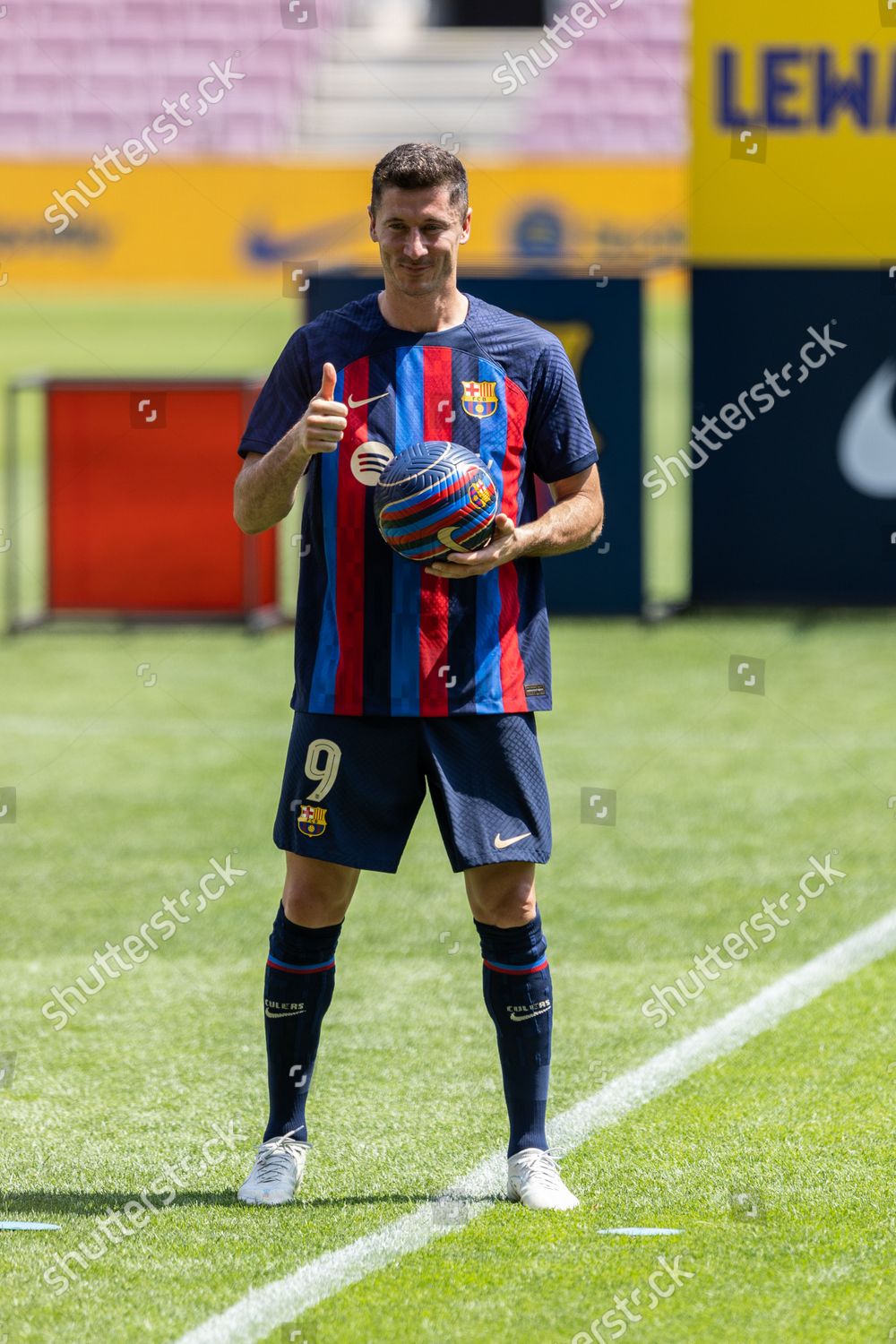 Robert Lewandowski Poses Photo During His Editorial Stock Photo - Stock ...