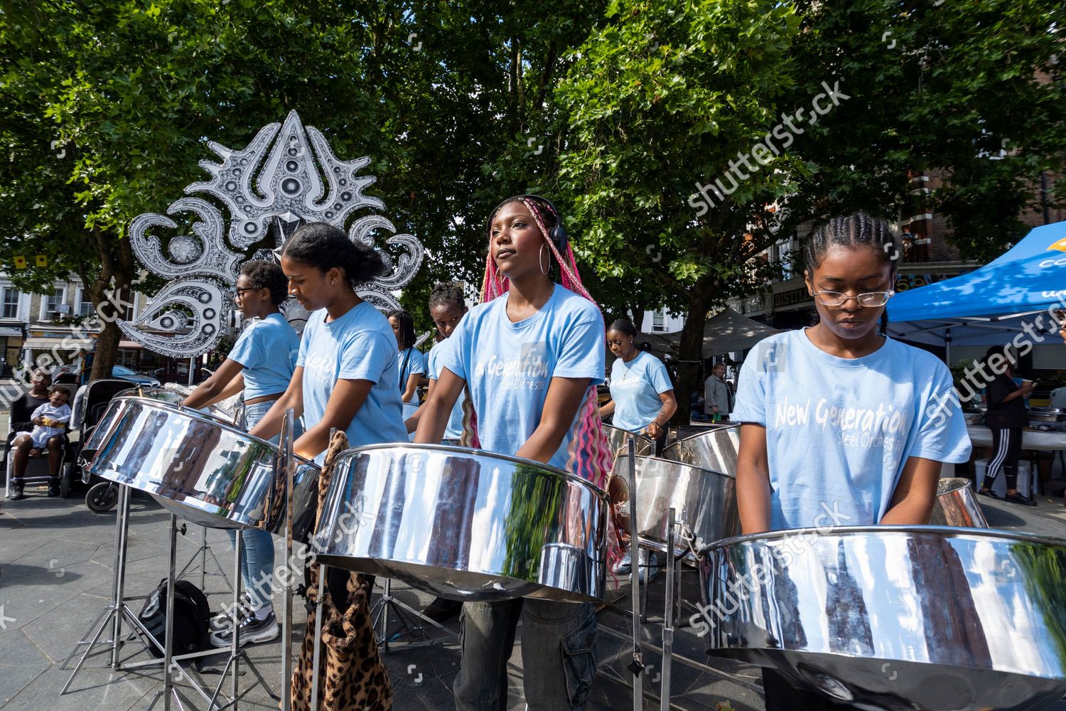 Members New Generation Steel Orchestra Perform Editorial Stock Photo ...