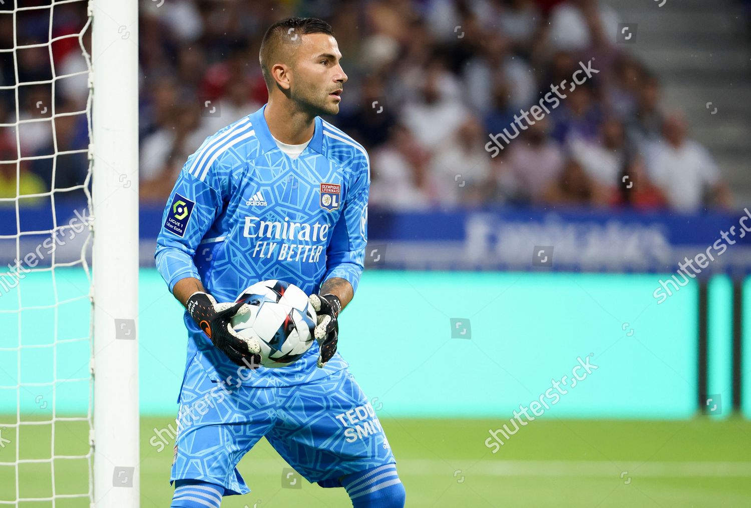 Goalkeeper Lyon Anthony Lopes During French Editorial Stock Photo ...